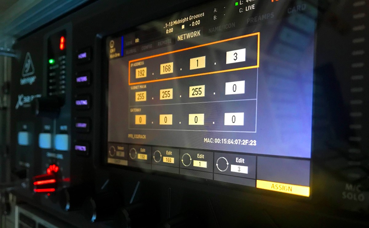 Das Behringer X32 & der Router – immer für Überraschungen gut