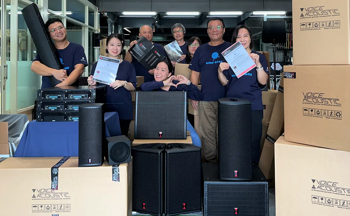 Ein weiterer Meilenstein: Neuer Distributions­partner in Taiwan, die Fa. KING STAGE - Stageaid